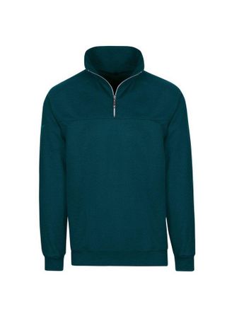 Trigema Sweatshirt TRIGEMA Sweatshirt mit Rei&szlig;verschluss
