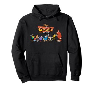 Disney A Goofy Movie 30th Anniversary Characters and Logo Pullover Hoodie