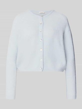 American Vintage Relaxed Fit Strickjacke aus Woll-Mix mit Leinen-Anteil