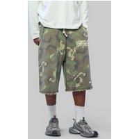 Askyurself Goth Capri Camo Shorts