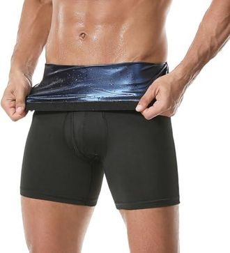 Generico Short court pour homme en coton pour homme, pantalon court mod&eacute;lisant pour abdominaux, pantalon d&eacute;contract&eacute; d&eacute;t&eacute; avec cordon de serrage et poches pour