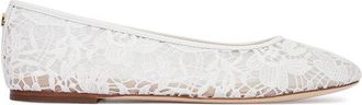 Lauren Ralph Lauren Ballerinas 802P10533001 Wei&szlig;