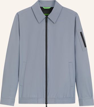 HUGO BOSS Jacke Ow_Union Coach Jt Regular Fit grau