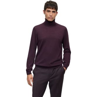 HUGO BOSS Musso-P Pullover f&uuml;r Herren (Dunkelrot)