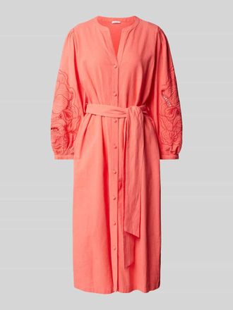 Seidensticker Midikleid aus Baumwoll-Leinen-Mix