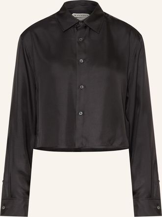 J.W.Anderson Jw Anderson Hemdbluse Aus Seide Mit Umschlagmanschette schwarz