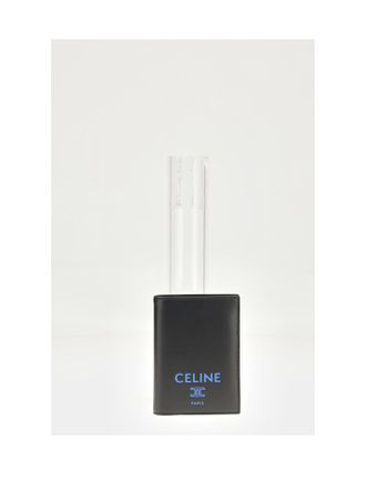 Celine Mens Passport Cover Black-Ultra Blue Phone Cases & Technology Black/ultra
