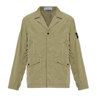 Stone Island Homme, Vestes, Vert, Taille: M Veste L&eacute;g&egrave;re &agrave; Poches