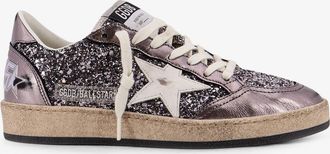 Golden Goose Ball Star glittered leather sneakers - GOLDEN GOOSE DELUXE BRAND - gender_Woman