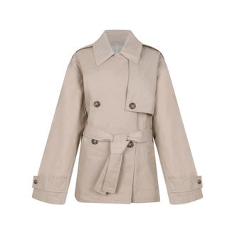 Calvin Klein Femme, Manteaux, Beige, Taille: 42 FR Trench-coat crois&eacute;