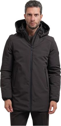 Yes-Zee Parka &agrave; capuche - Homme - Vestes - Brun - Taille: 2XL