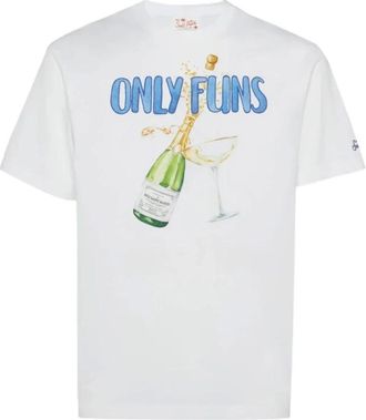 MC2 Saint Barth Homme, Tops, Blanc, Taille: XL Denver T-Shirt