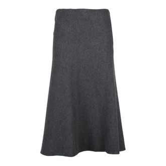 Jil Sander Femme, Jupes, Gris, Taille: 34 FR Jupe longue en maille