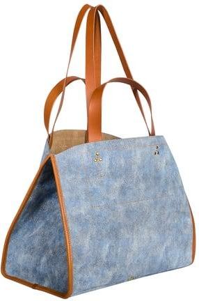 Jerome Dreyfuss Sac cabas L&eacute;on M en cuir de ch&egrave;vre