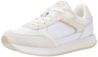 Tommy Hilfiger Damen Runner Sneaker Schuhe, (White), 37