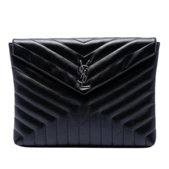 Saint Laurent Pre-owned Lou Lou Clutch - - Pre-owned - Damen - Schwarzk - ONE SIZE