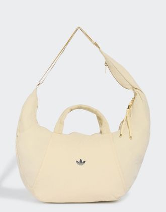 adidas adidas Performance - Adidas OG Sport - Sac incurv&eacute; large - Vanille chaud/indigo nuit-Jaune