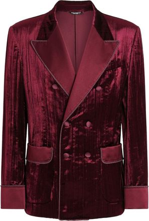 Dolce & Gabbana blazer à boutonnière croisée - Rouge