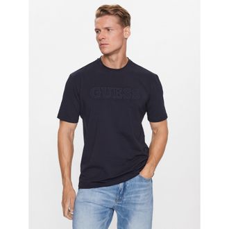 Guess T-Shirt Z2YI11 J1314 Dunkelblau Regular Fit