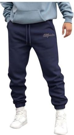 Generic Jean Blanc Coupe Droite Homme Hiver Polaire Denim Convertible Imprim&eacute; sous C&ocirc;tes Pull &Eacute;l&eacute;gant Treillis Elephant Nombril Claire Beaucoup Brod&eacute;es Morpho