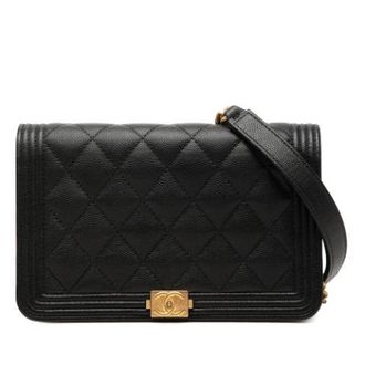 Chanel Pre-owned Boy Wallet On Chain - - Pre-owned - Damen - Schwarzk - ONE SIZE