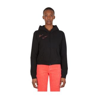 Maisie Wilen Logo Print Kapuzenpullover - - Sweatshirts & Hoodies - Damen - Schwarzk - S