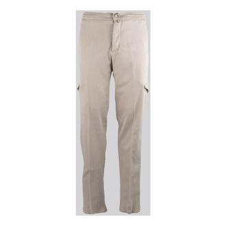 Kiton Homme, Pantalons, Beige, Taille: W42 Pantalon Cargo