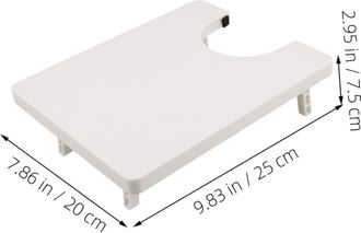 DOITOOL 2stücke Nähmaschinentisch Aus Kunststoff Erweiterbares Nähmaschinenbrett Für Arbeitsbereichserweiterung Nähmaschinen-erweiterungstisch Mit Stabiler St