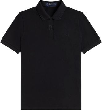 Fred Perry Homme, Tops, Noir, Taille: 3XS Polo Chemises