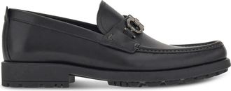 Ferragamo Femme, Chaussures, Noir, Taille: 37 EU Mocassins avec d&eacute;tail Gancini