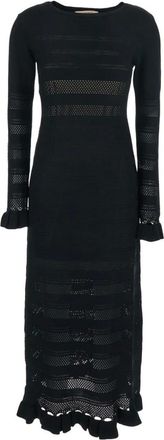 Twinset Femme, Robes, Noir, Taille: 38 FR Long Dress