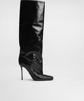 Dolce & Gabbana Stiefel Aus Kalbsleder - Frau Collection Schwarz 39