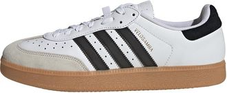 adidas Unisex Velosamba Leather Fahrradschuh Cloud White/Core Black/Gold Metallic 42 2/3