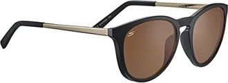 Serengeti Eyewear Brawley, Lunettes de soleil Mixte, Matte Black, M