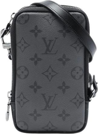 Louis Vuitton Pre-owned Double Phone Pouch - Homme - Pre-owned - Noir - Taille: ONE Size
