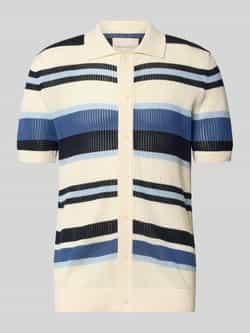 GANT Slim Fit Poloshirt in Strick-Optik