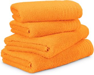 M&ouml;ve Handtuchset New Classic 4-TLG Handt&uuml;cher - 2X 50x100cm + 2X 67x140cm, 100% Baumwolle