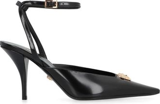 Versace Femme, Chaussures, Noir, Taille: 37 EU Escarpins Slingback Medusa 95