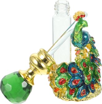 BESPORTBLE SEWACC Vintage Parfümflasche 4 ml aus Glas Wiederbefüllbar Dekorative Reise Essenzflasche für Ätherische Öle und Parfum