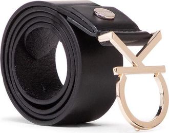 Calvin Klein Dameng&uuml;rtel Ck Adj.Logo Belt 3.5Cm K60K602141 Schwarz
