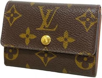 Louis Vuitton unisex, Pre-owned, Brun, Taille: ONE Size Portefeuille en tissu Pre-owned