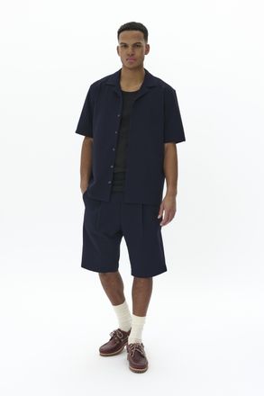 Matinique Shorts Gerade Passform navy blue