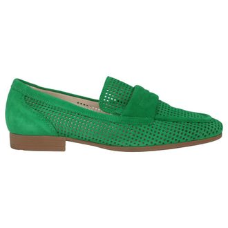 Gabor Gr&uuml;ne Wildleder Damen Loafer - - Shoes - Damen - Gr&uuml;n - 40 1/2 EU