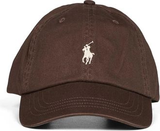 Polo Ralph Lauren Femme, Accessoires, Brun, Taille: ONE Size Twill Classic Sport Cap