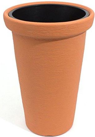 Prosperplast Blumentopf aus Kunststoff Classic Tower Massive f&uuml;r den Innen- und Au&szlig;enbereich (36 Liter, Terracota)