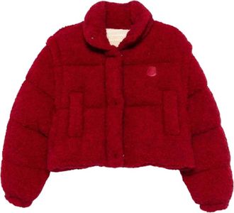 Moncler Femme, Vestes, Rouge, Taille: 40 FR Veste Cytinelle