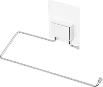 Compactor RAN6850 Bestlock Magic Handtuchstange, Wandmontage, selbsthaftend, bis zu 2 kg Tragkraft, rostfreies verchromtes Eisen, 25,5 x 6,5 x 14,5 cm