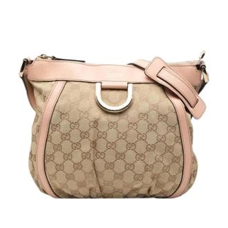 Gucci Pre-owned Canvas Umh&auml;ngetasche - - Pre-owned - Damen - Beige - ONE SIZE
