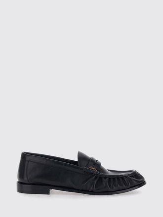 Saint Laurent Mocassins penny Le Loafer en cuir de veau avec monogramme YSL