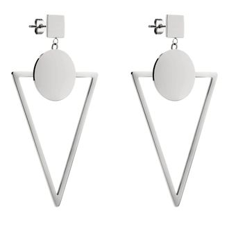 Liebeskind Liebeskind Berlin Ohrringe - Edelstahl The Geometric - Gr. unisize - in Silber - f&uuml;r Damen